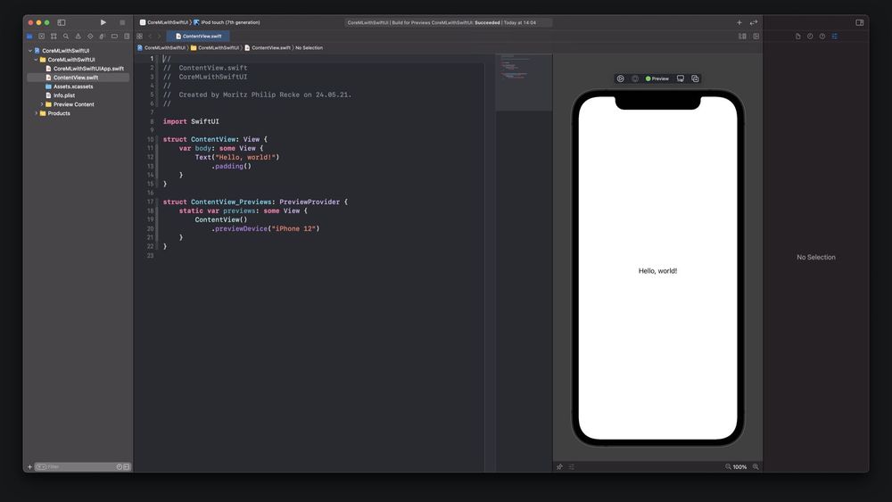 Using an Image Classification Machine Learning Model in an iOS App with ...