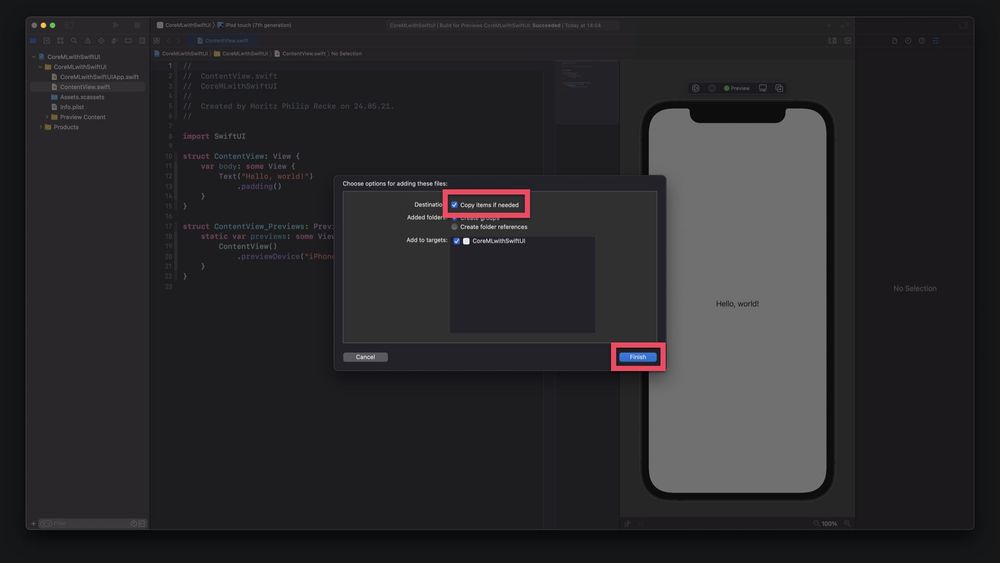 Using an Image Classification Machine Learning Model in an iOS App with ...