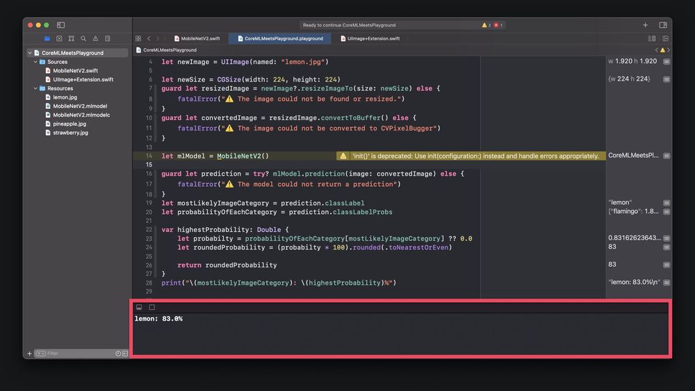 Using An Image Classification Machine Learning Model In Swift Playgrounds