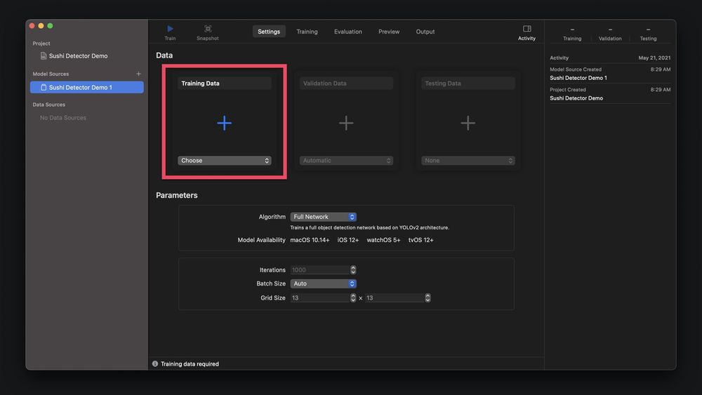 Creating an Object Detection Machine Learning Model with Create ML