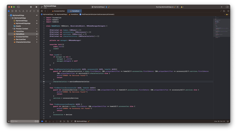 Creating a HomeKit-enabled App with SwiftUI