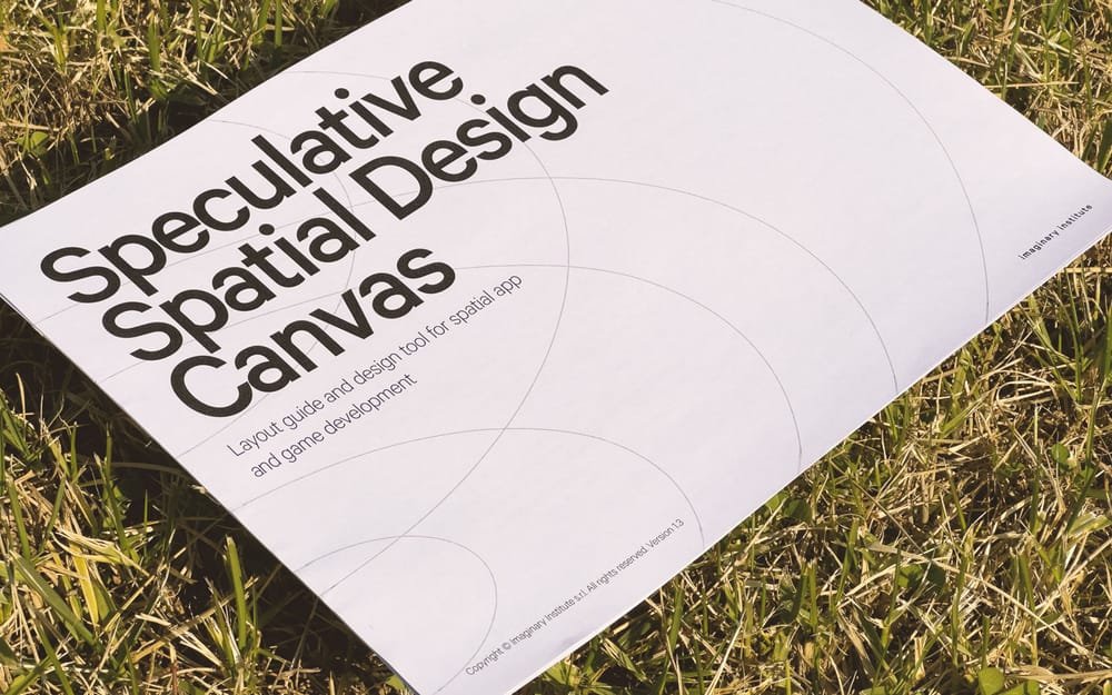 Embracing Spatial Computing: the Speculative Spatial Design Canvas
