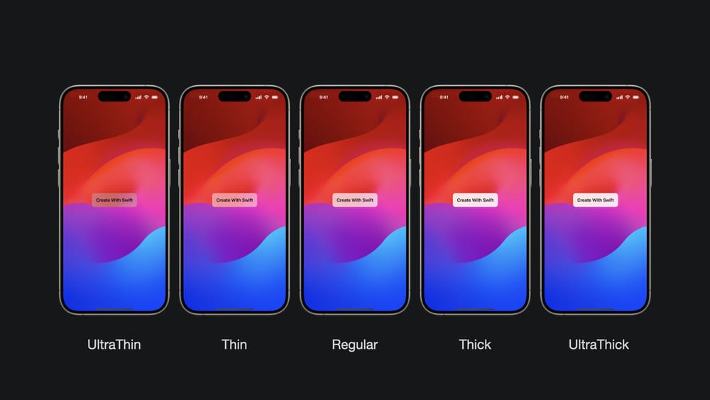 Using materials with SwiftUI