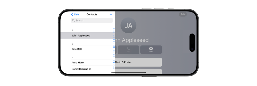 Exploring the Navigation Split View
