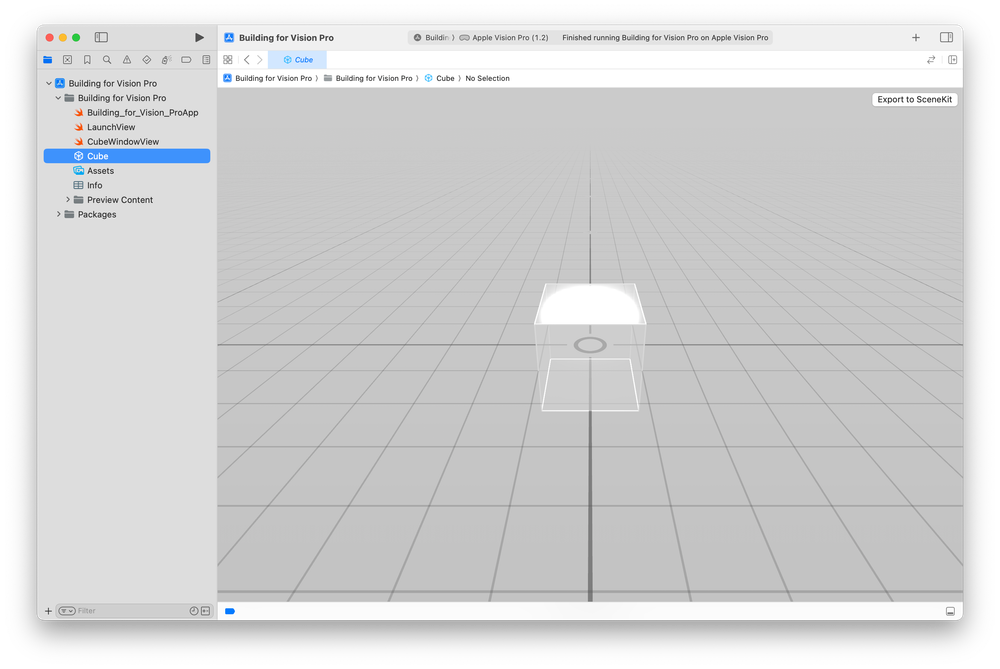 Building a 3D experience in visionOS: Windows
