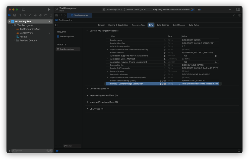 Recognizing text with the Vision framework
