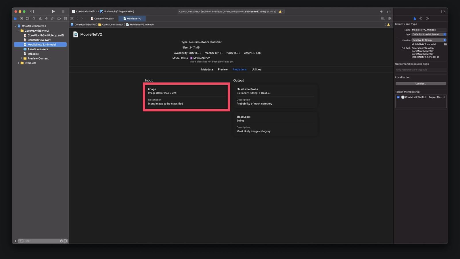 Using An Image Classification Machine Learning Model In An Ios App With Swiftui