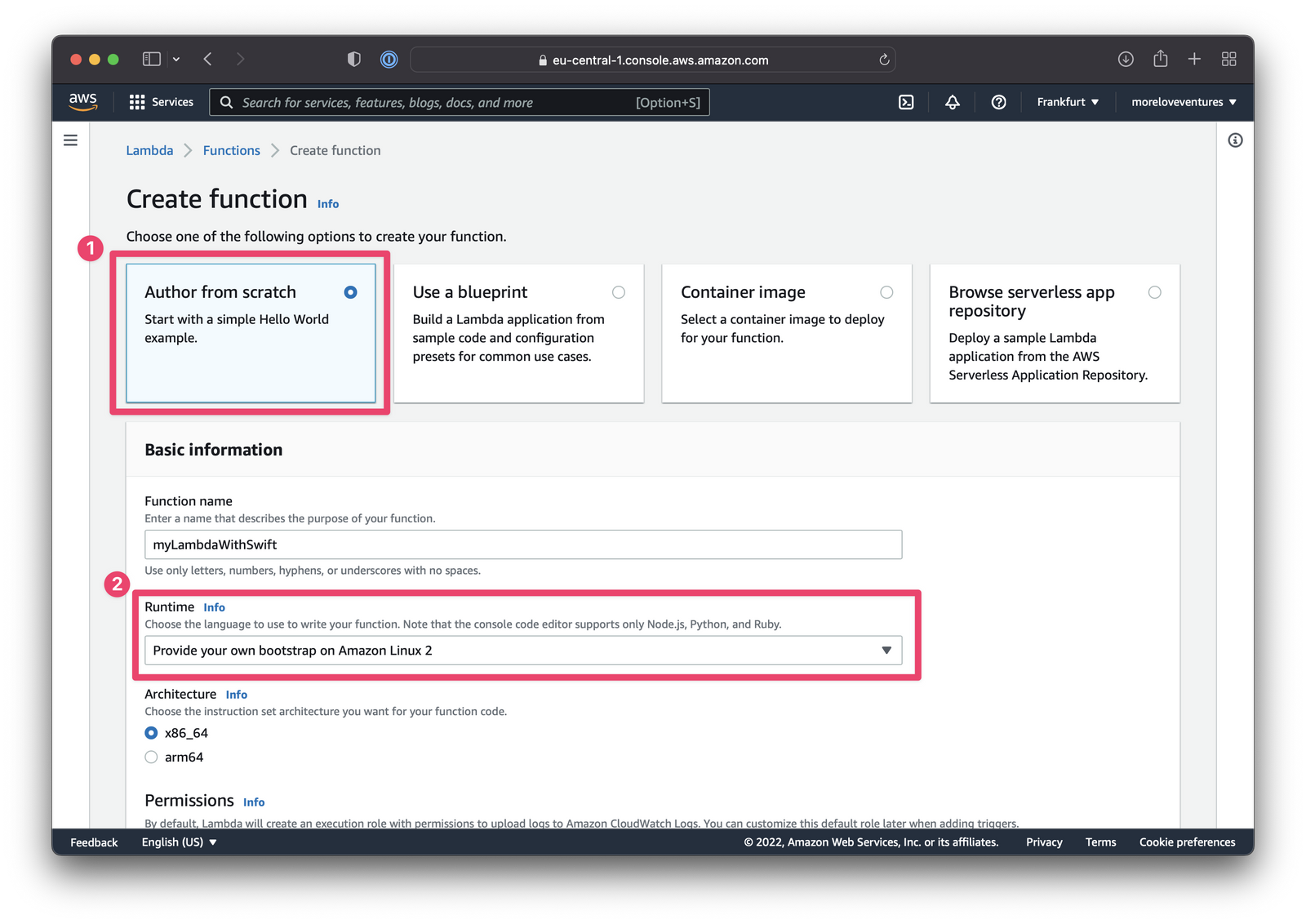 Getting Started with Swift AWS Lambda Runtime