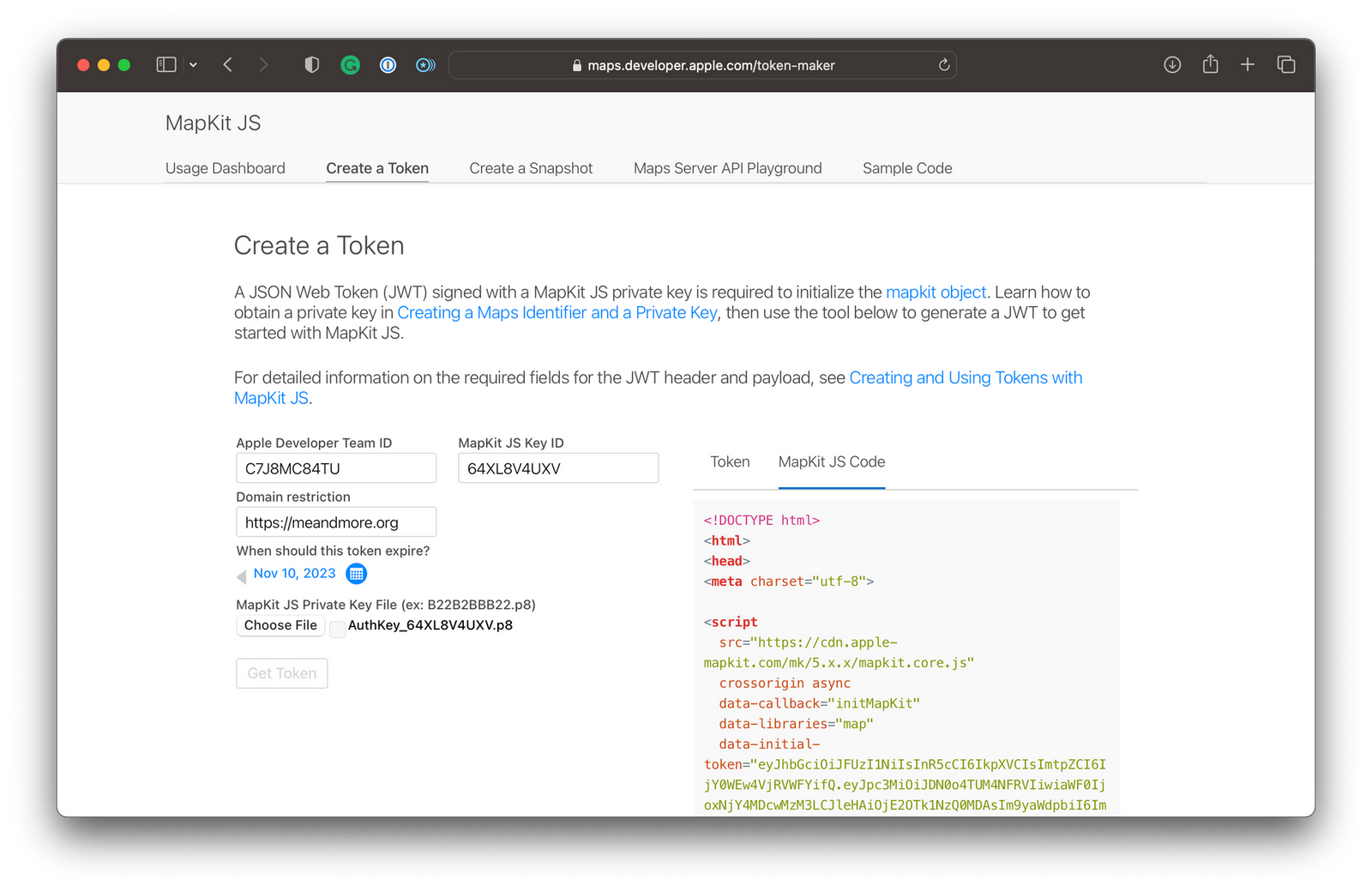 Using Mapkit Js To Embed Apple Maps In Websites