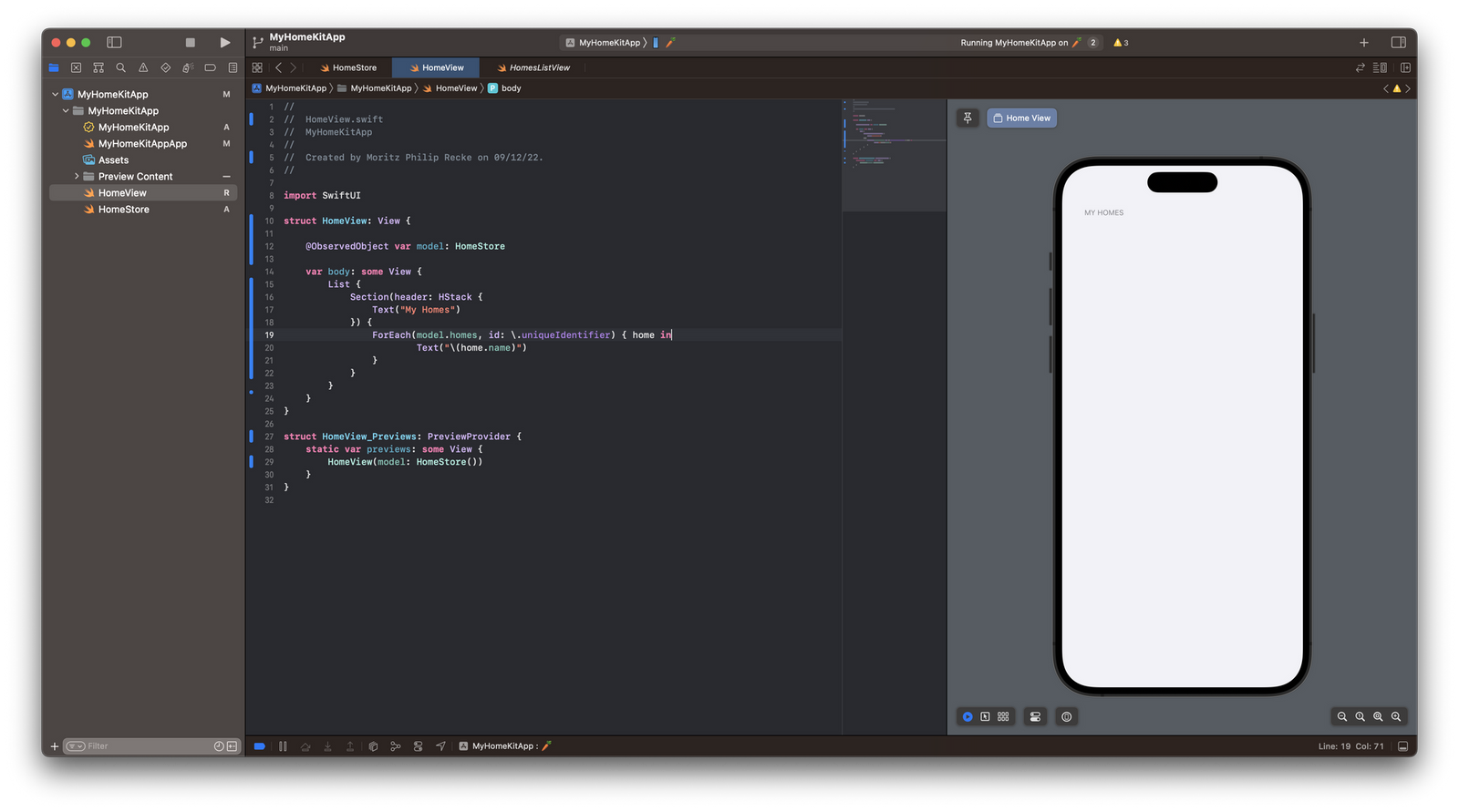 Creating a HomeKit-enabled App with SwiftUI