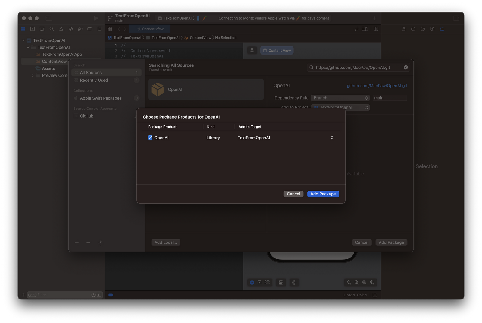 Creating A Swiftui App To Generate Text Completions With Gpt 35 8314