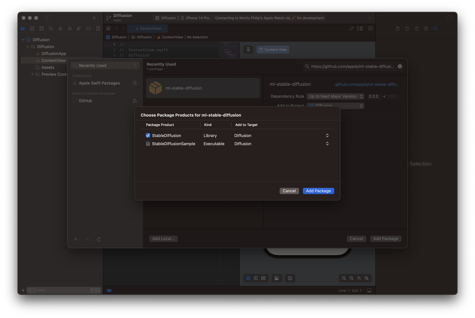 Generating Images with Stable Diffusion on Apple Silicon with Core ML