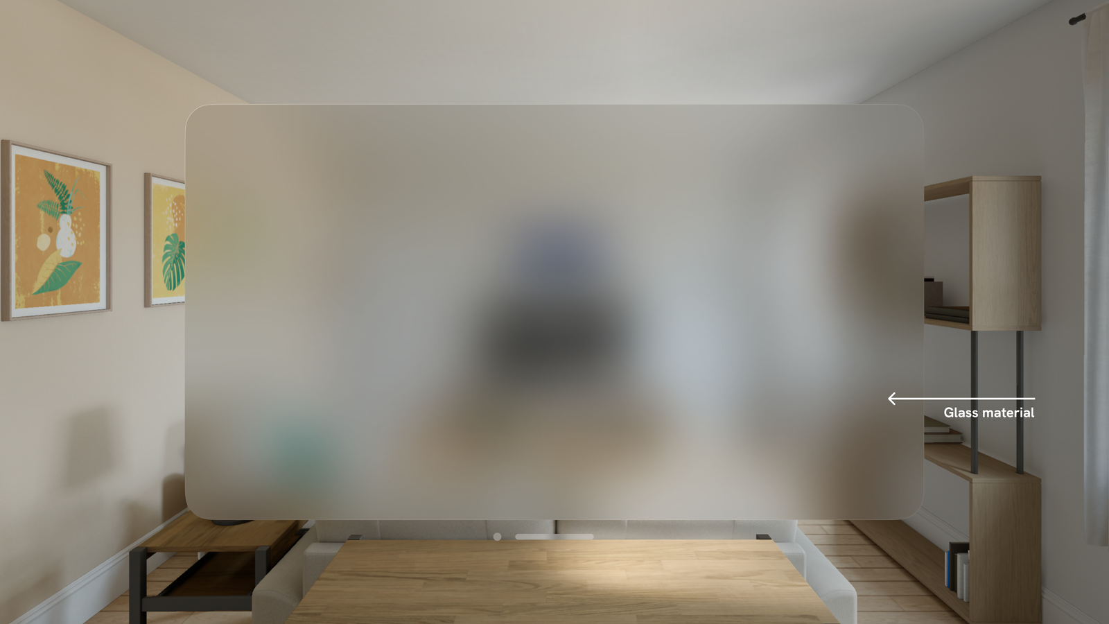 Ensuring interface legibility and contrast in visionOS