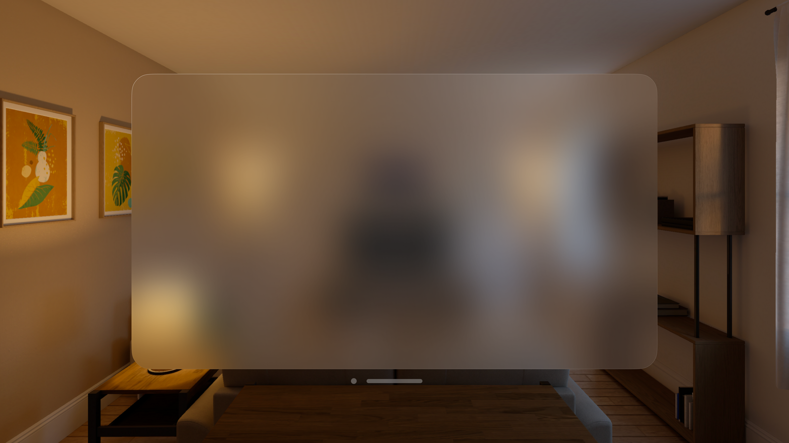 Ensuring interface legibility and contrast in visionOS