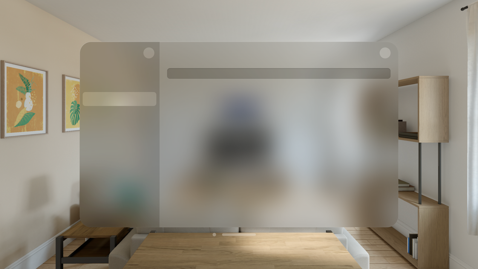 Ensuring interface legibility and contrast in visionOS