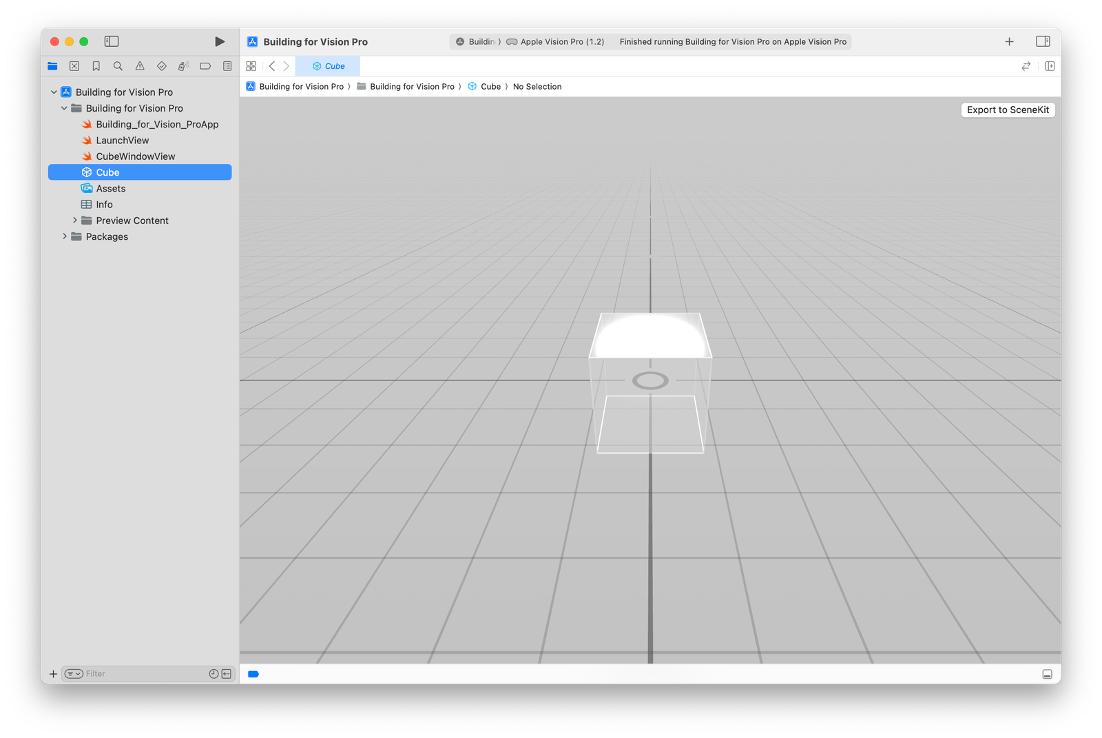 Building a 3D experience in visionOS: Windows