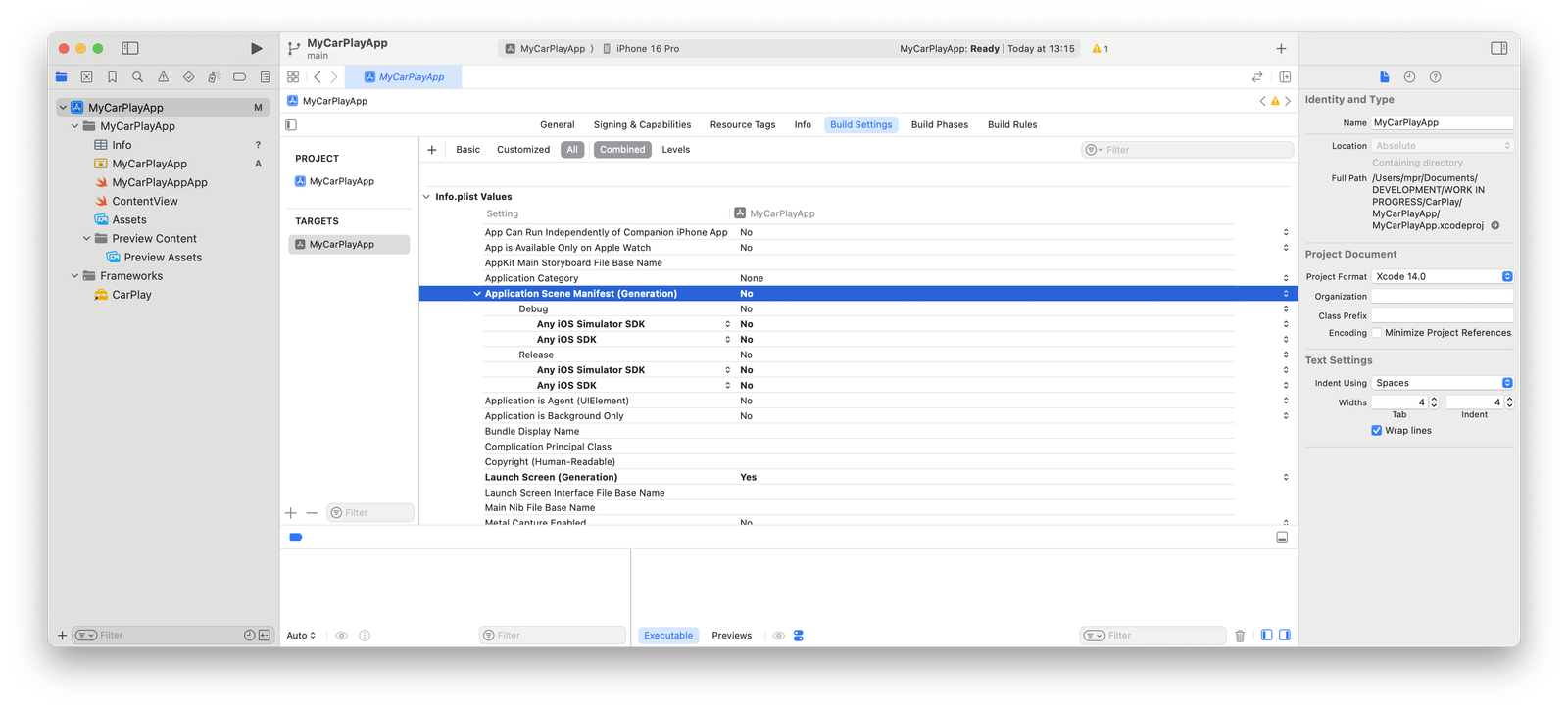 Creating CarPlay apps within a SwiftUI app lifecycle