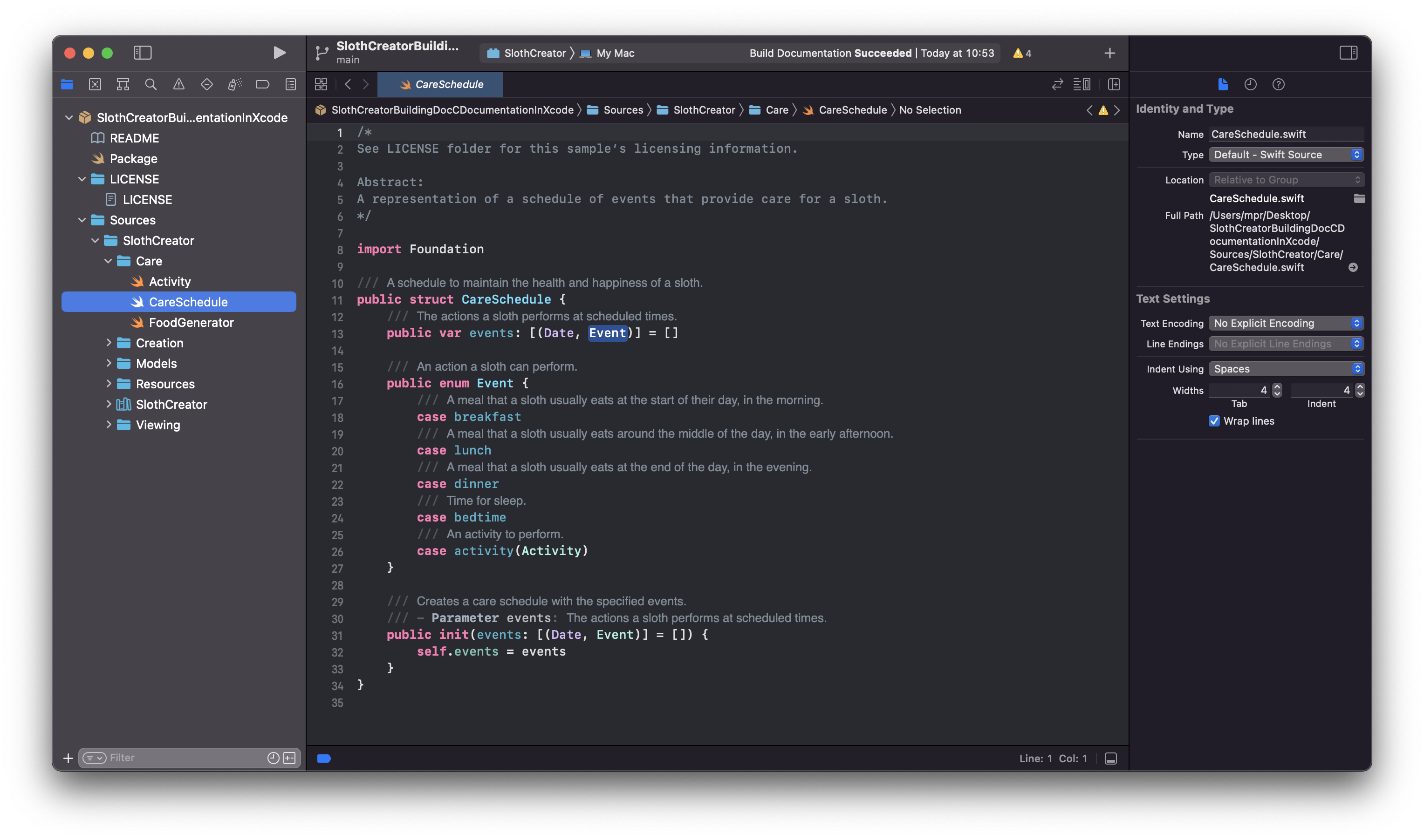 Publishing Docc Documentation As A Static Website On Github Pages