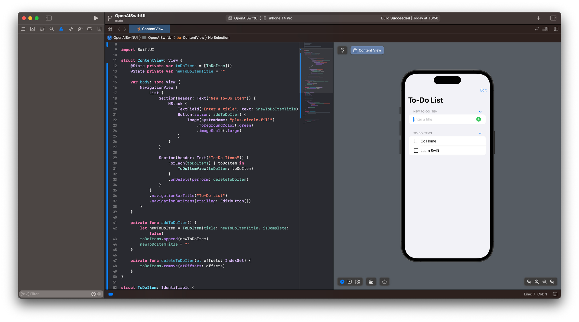 Prototyping SwiftUI interfaces with OpenAI's ChatGPT