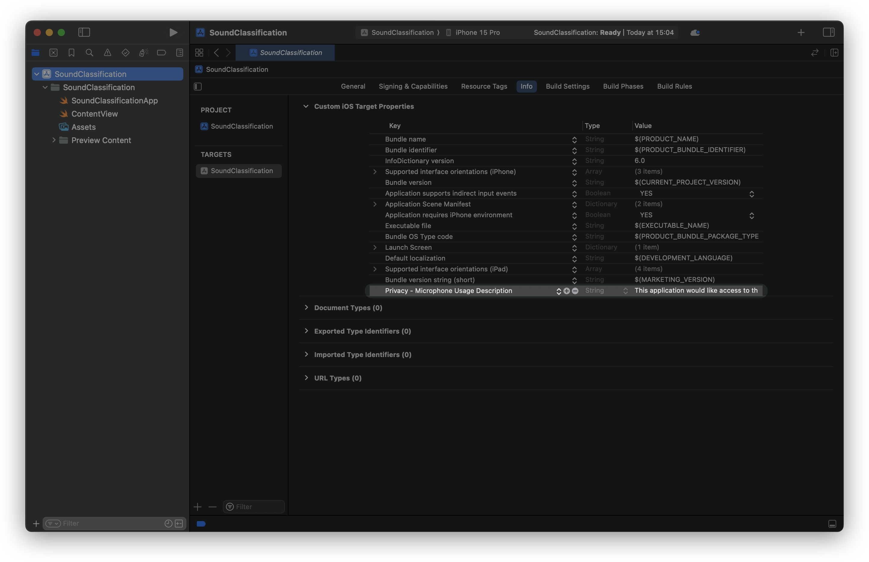 Identify individual sounds in a live audio buffer
