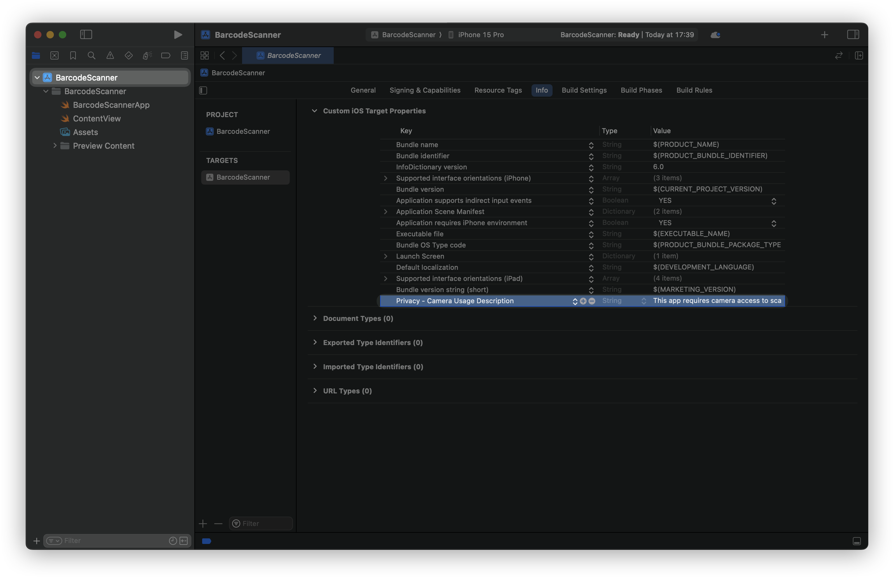 Reading QR codes and barcodes with the Vision framework