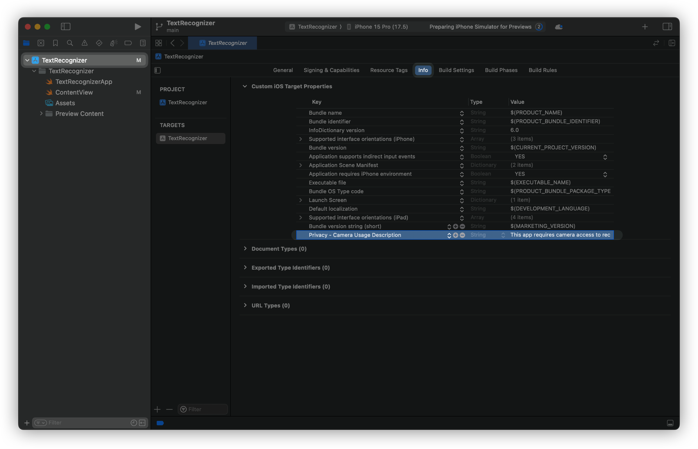 Recognizing text with the Vision framework
