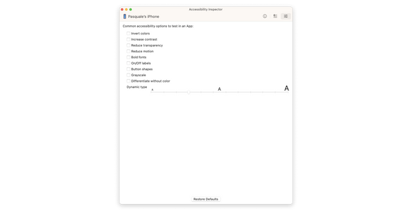 Testing your app's accessibility with the Accessibility Inspector