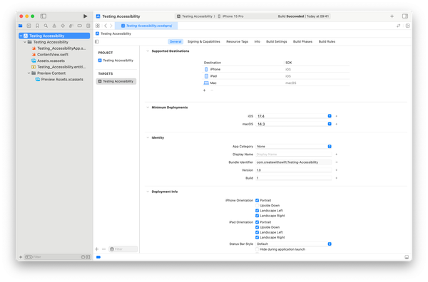 Testing your app's accessibility with UI Tests