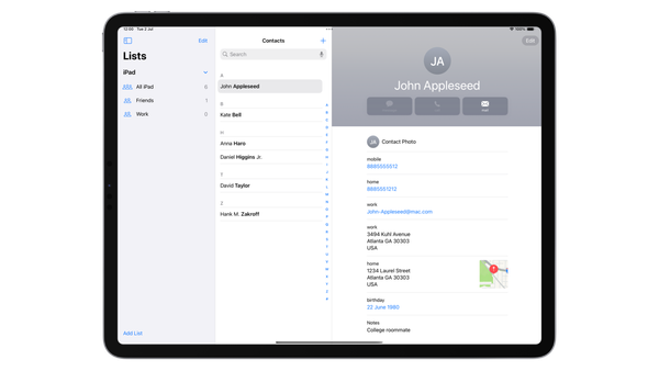 Exploring the Navigation Split View